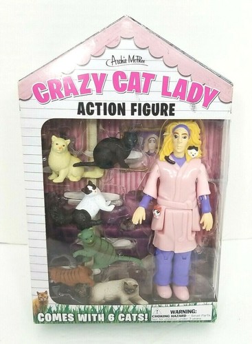 Accoutrements Crazy Cat Lady Action Figure for sale online | eBay