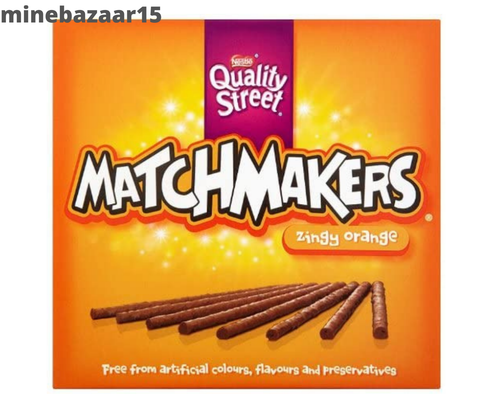 Nestlé Quality Street Matchmakers Zingy Orange Chocolate Sticks (Pack ...