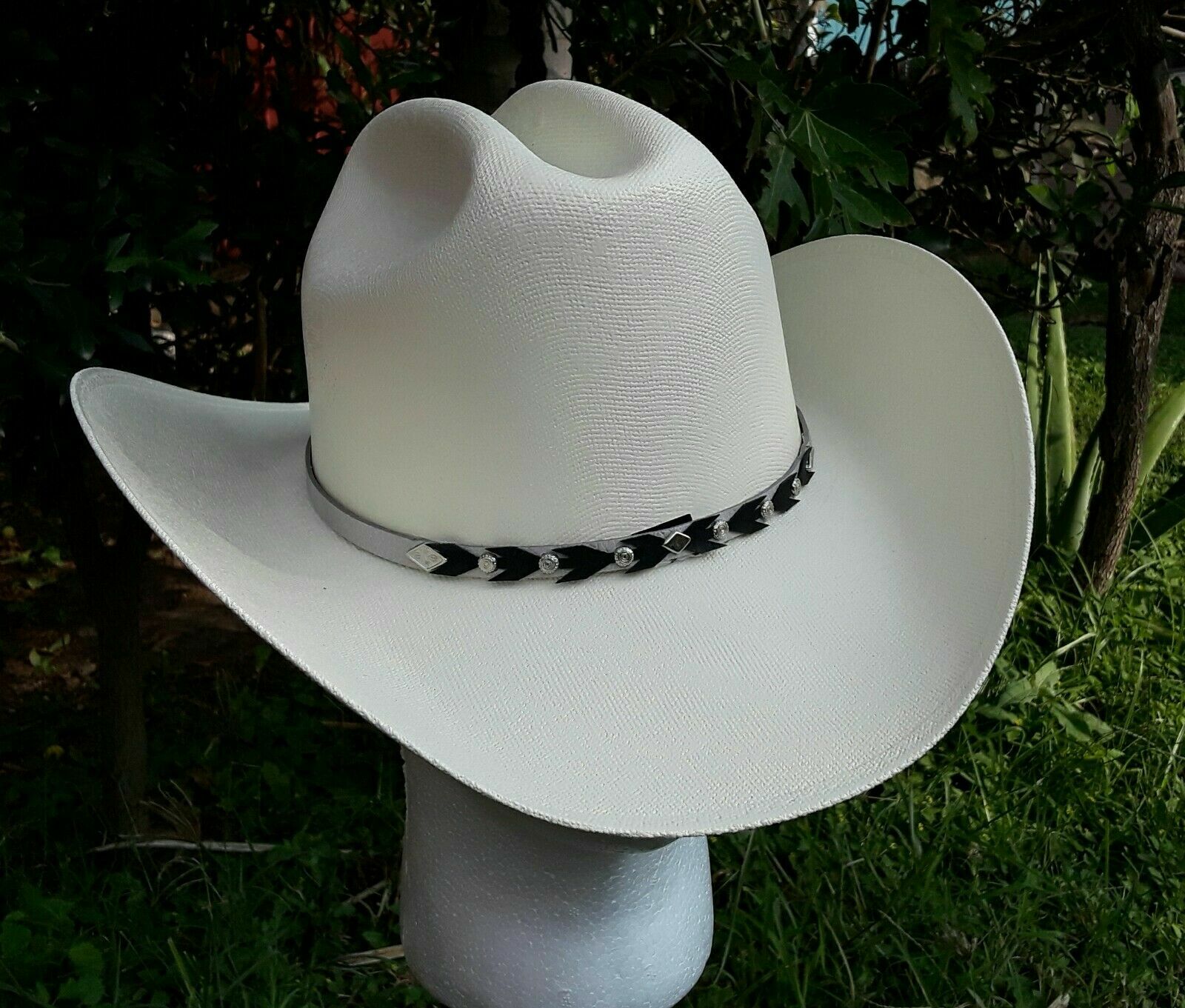Men's Cowboy Hat sombrero vaquero Horma Duranguense Color White Large ...
