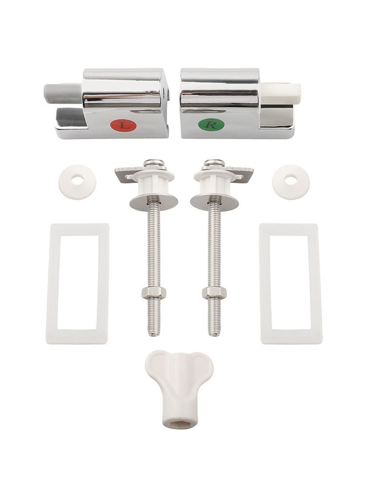 Hinged Connection Kit for Fixed Toilet Seats with Soft Closing Feature ...