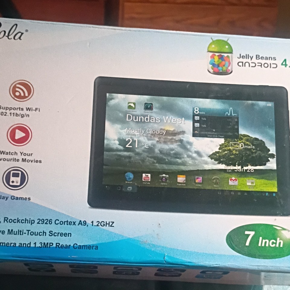 iRola DX752 Android Tablet Blue Wi-Fi 1080P Full HD | eBay