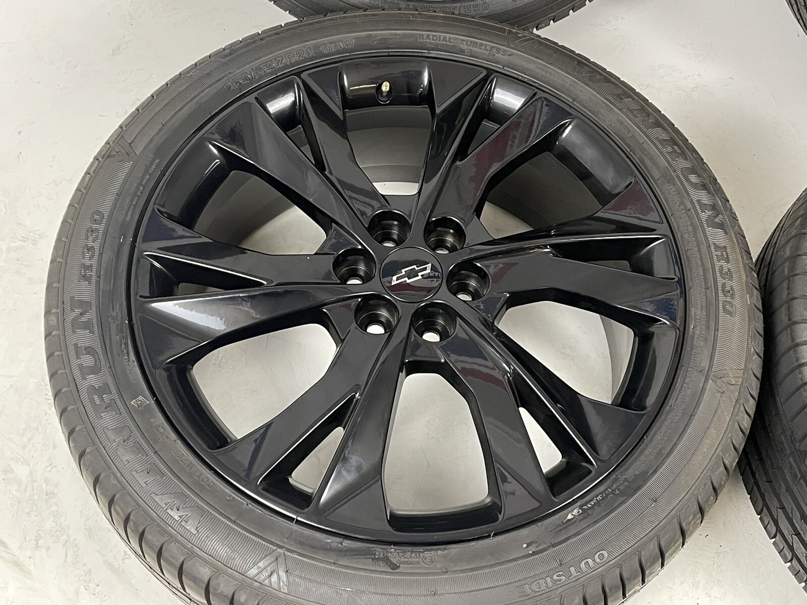4 2020 Chevy Blazer 21" Factory OEM Wheels Rims Tires 5938 gloss black ...