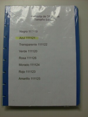 Arc Rollabind Blue Plastic 5 X 8 Notebook Cover and Back | eBay