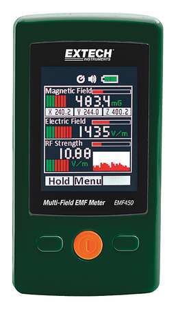 EXTECH EMF450 EMF Meter,LCD,Include (3) AAA Batteries 40JK43 | eBay