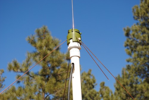 Ham radio antenna, 2-meter ground plane, portable no tools required ...