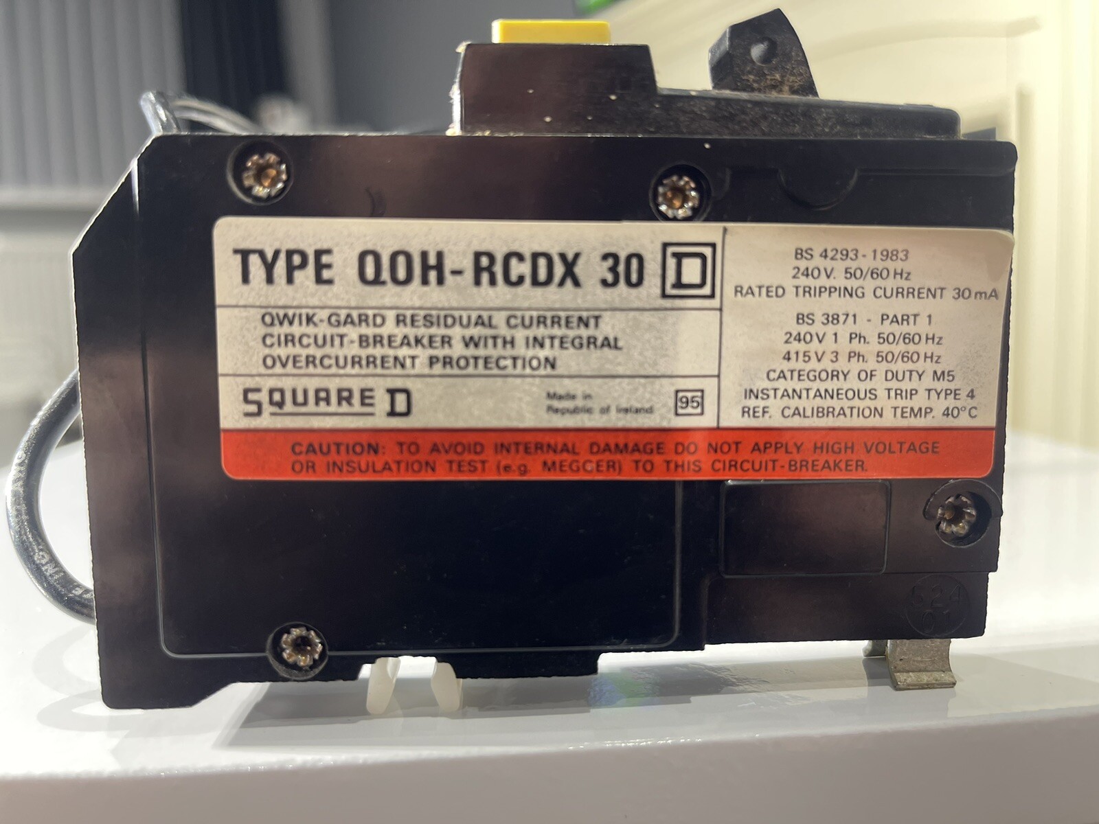 Square D TYPE QOH-RCDX 30 Type 4 20 Amp | eBay UK