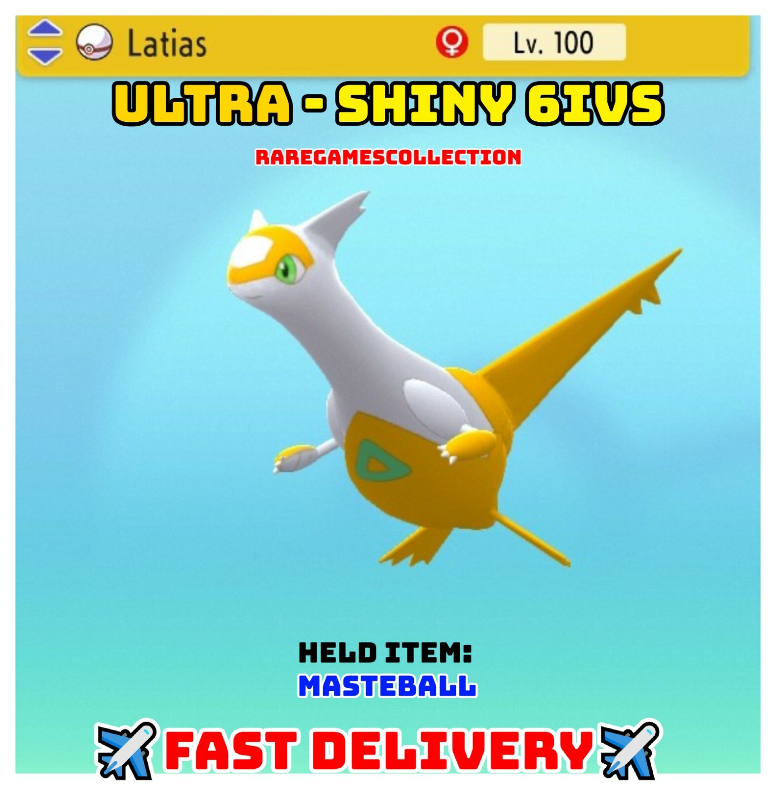 Shiny Latias Pokemon