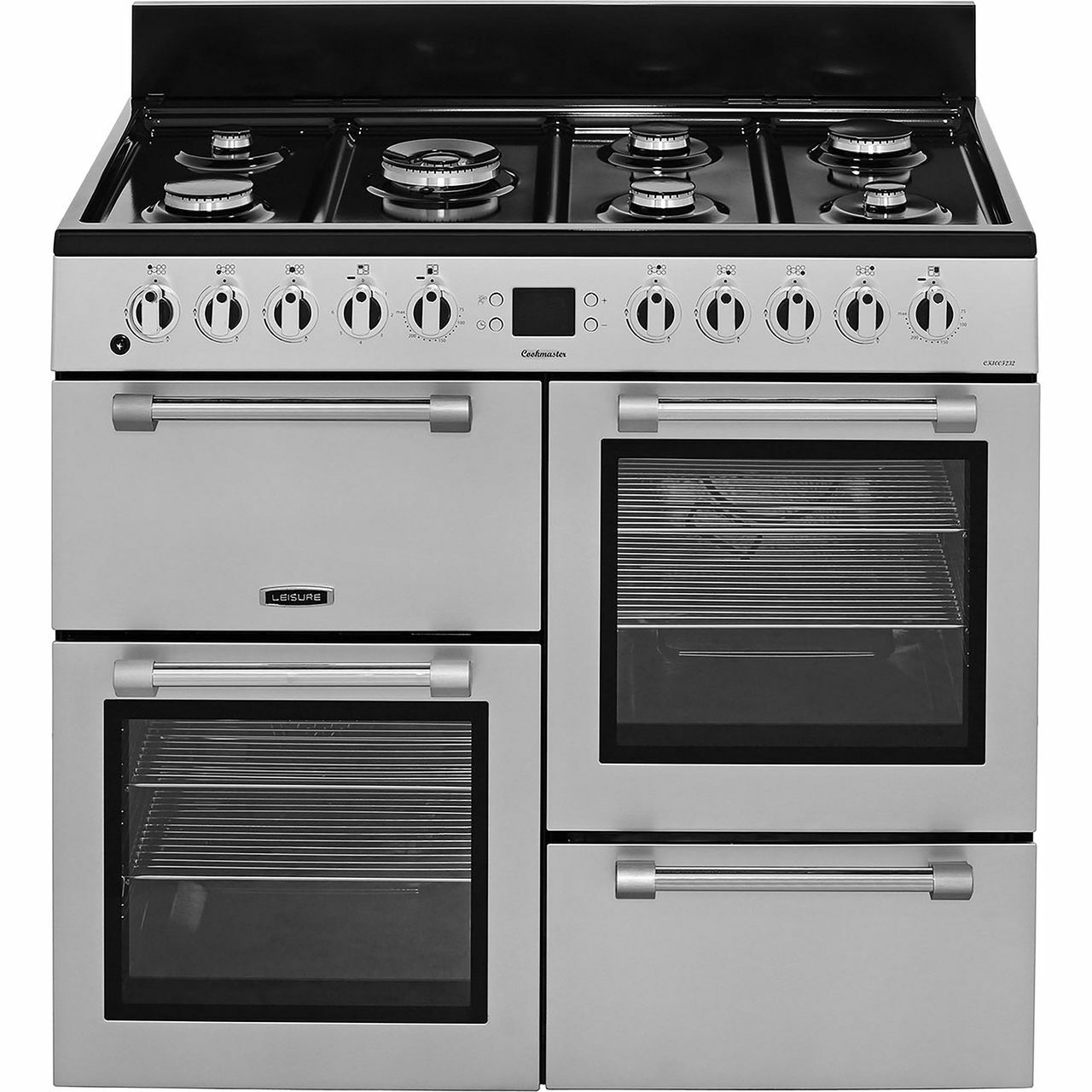 Leisure CK100F232S Cookmaster 100 100cm Dual Fuel Range Cooker 7 ...