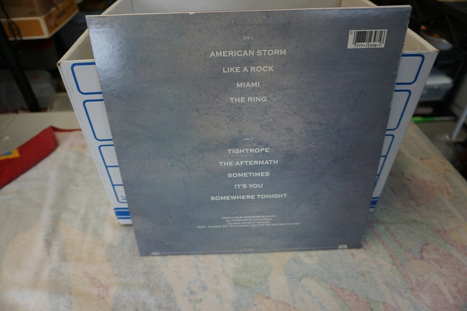 Bob Seger & The Silver Bullet Band Like a Rock LP Capitol PT-12398 | eBay
