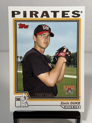 2003 Topps First Year Zach Duke #325 Pittsburgh Pirates Rookie Baseball ...