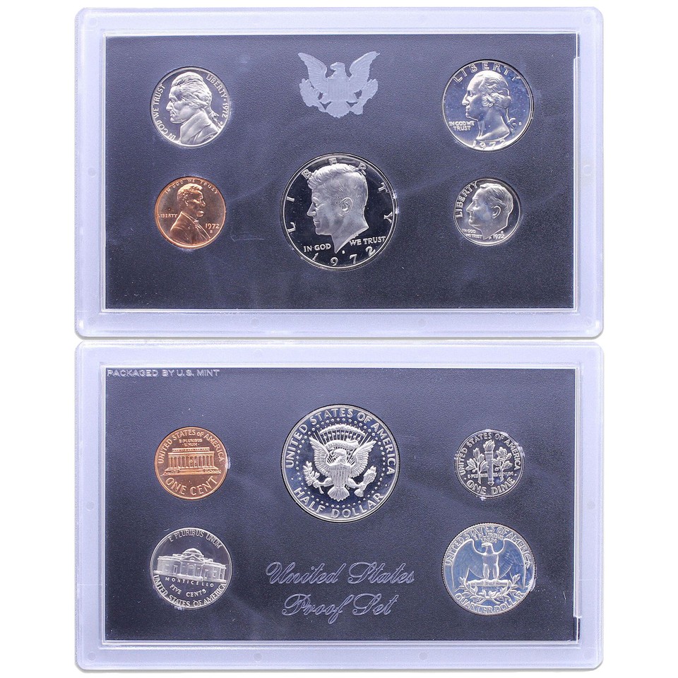 1972 S Proof Set Original Box US Mint 5 Coins | eBay