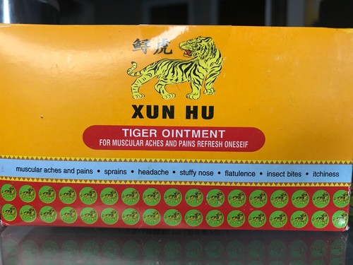 Lot Of 2 Xun HU Tiger Balm Herbal Rub Arthritis Pain Relief Massage ...