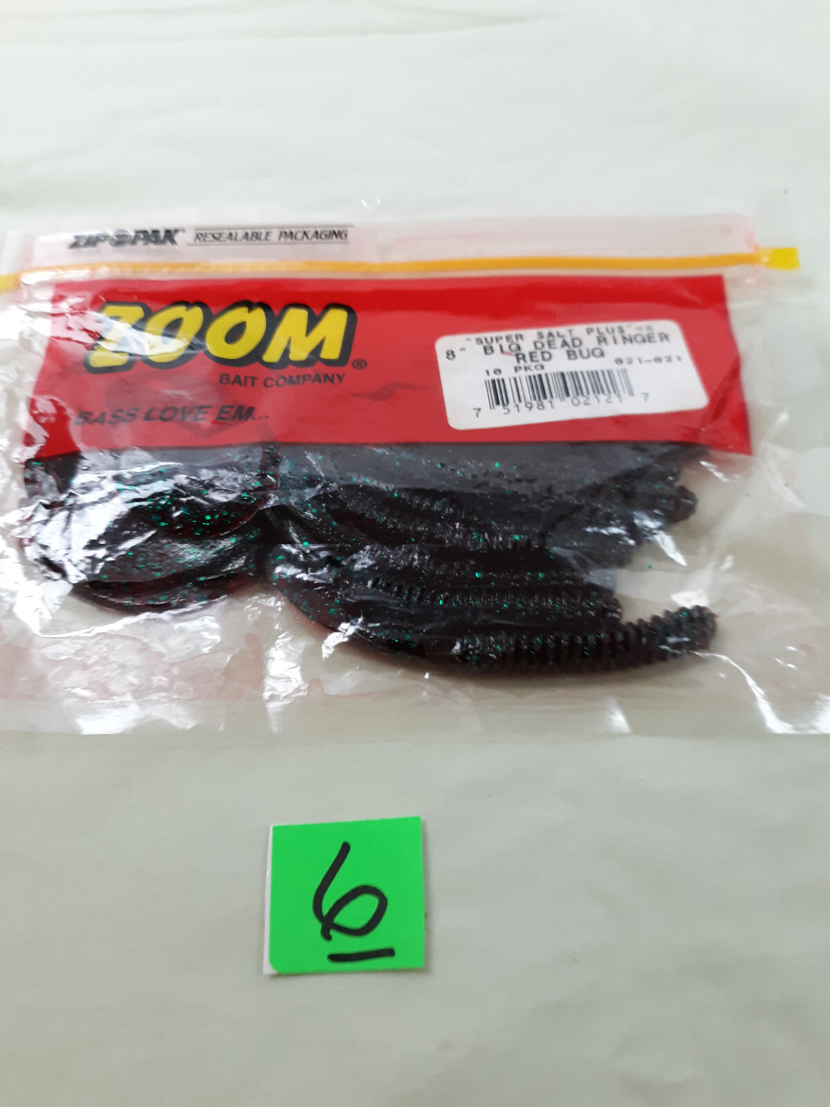 Zoom 8 inch Big Dead Ringer Worm 10-Pack 9 Colors Available | eBay
