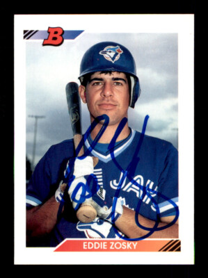 1992 Bowman - Eddie Zosky - On Card Autograph | eBay