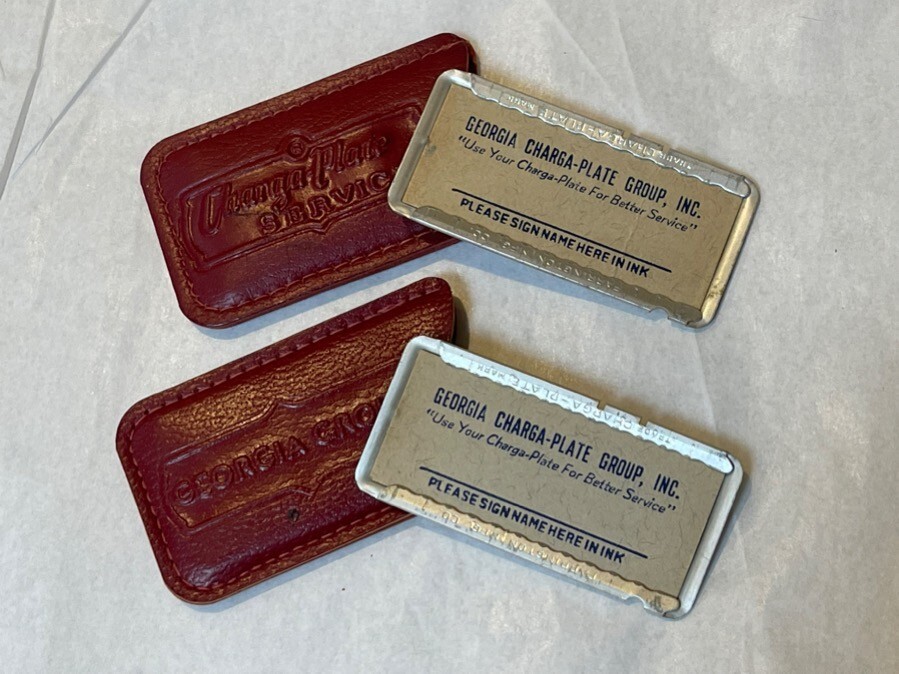 vintage department store charge plates | eBay