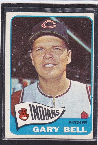 1965 GARY BELL - Topps Baseball Card # 424 - Cleveland Indians - HIGH ...