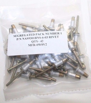 MILITARY SPEC BLIND RIVETS HI GRADE ALLOY ALUMINUM 42 UNITS HMMWV AND ...