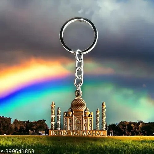 BeautifuI india Taj Mahal Keychain Keyring Key Chain Ring Souvenir ...