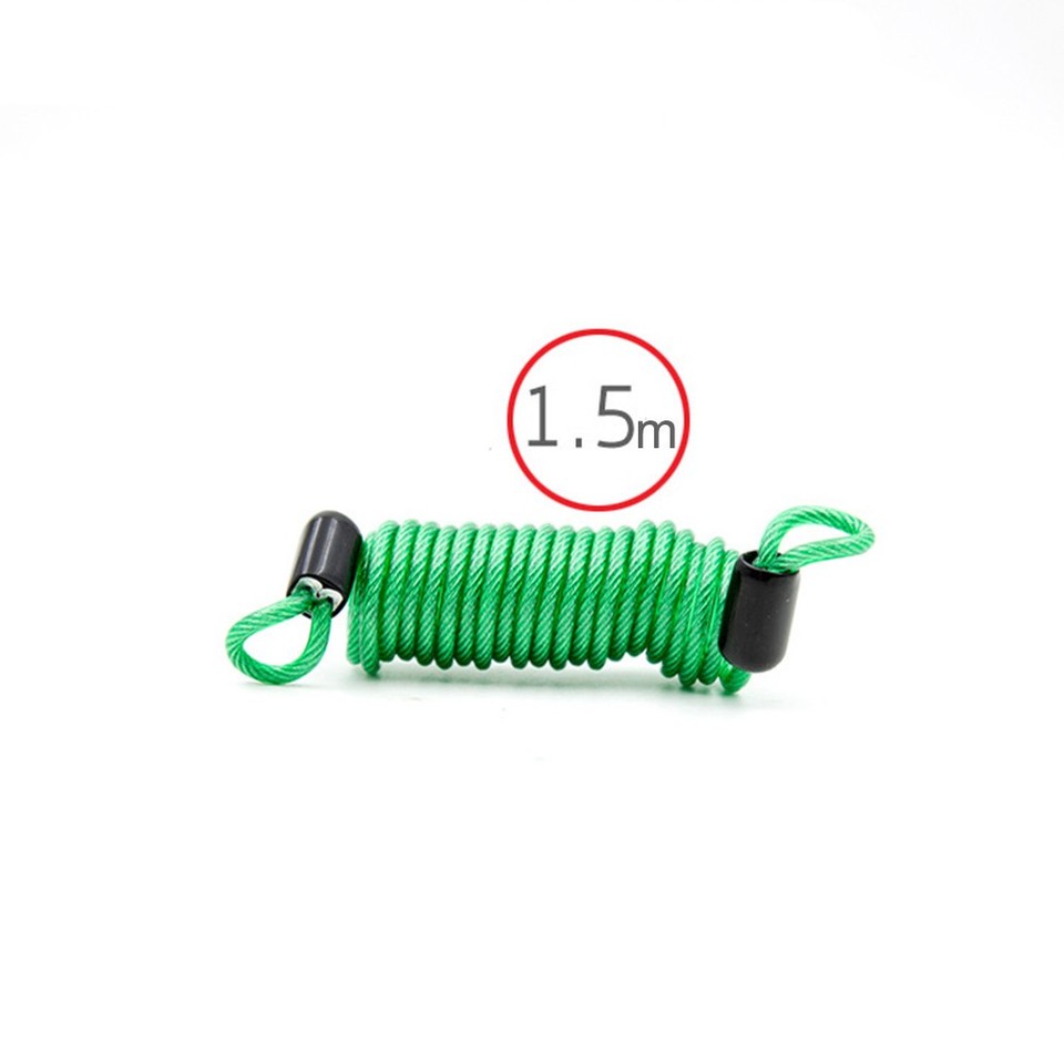 6 Pcs Anti-theft Security Spring Coil Cable Wire Rope Lock Child Safety ...