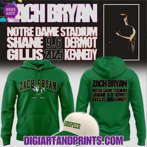 Tour 2025 Zach x Fighting Irish Hoodie | eBay