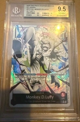Monkey.D.Luffy (001) (Parallel) - Starter Deck EX: Gear 5 (ST21) BGS 9. ...