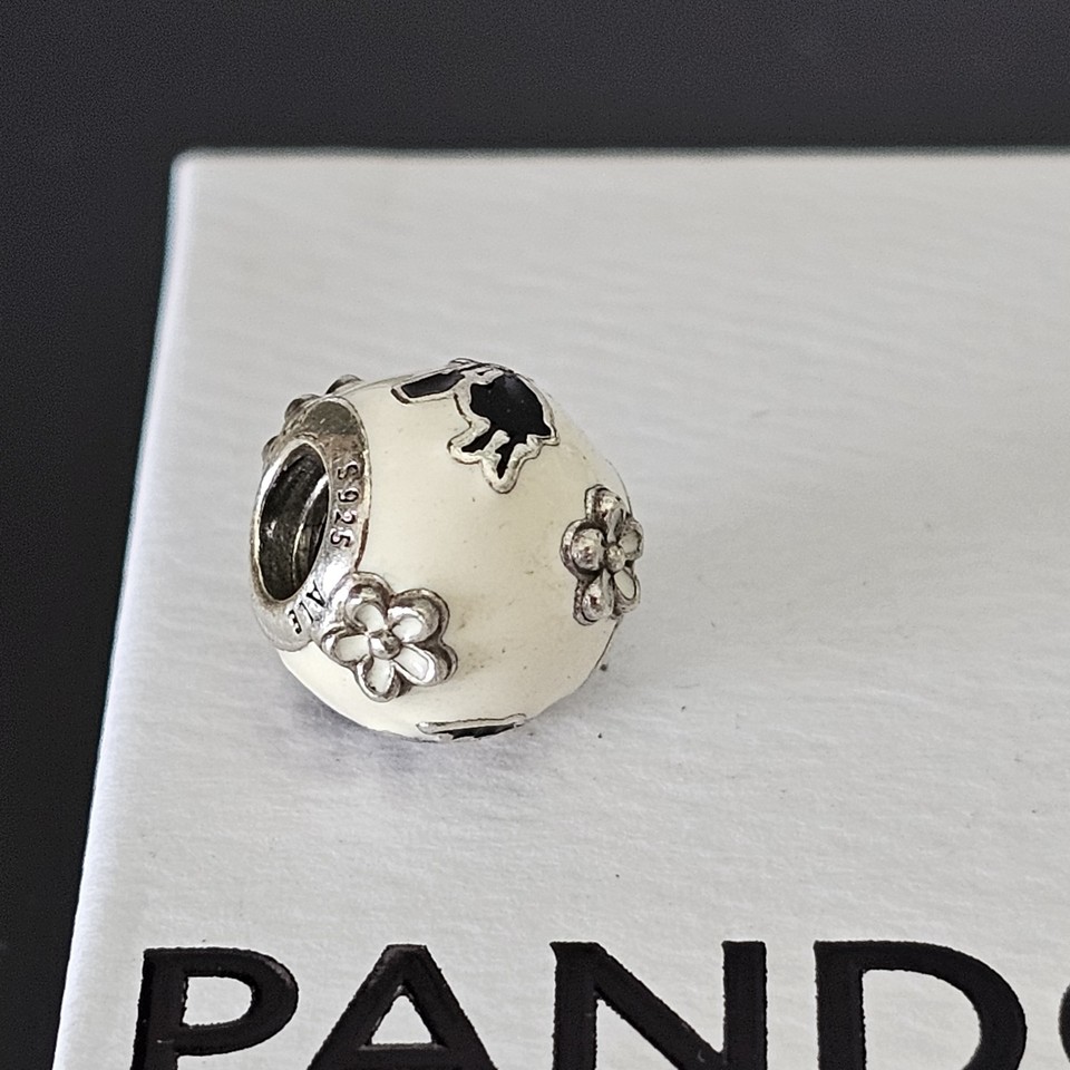 Pandora Disney Mary Poppins Silhouette Silver Enamel Charm 797510 Free ...
