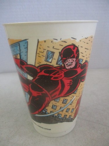 VTG 1977 MARVEL COMICS 7 ELEVEN HERE COMES DAREDEVIL 5" CUP PLASTIC | eBay