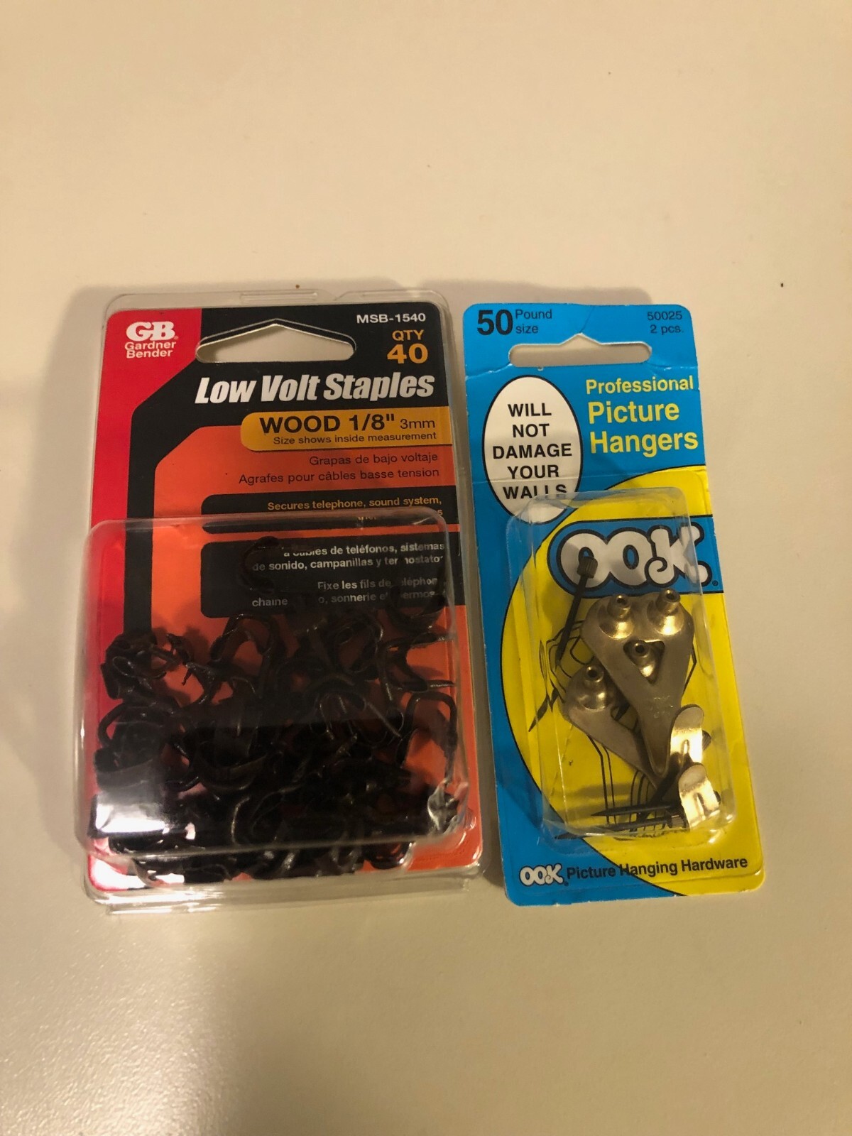 Gardner Bender 1/8" Brown Low Voltage STAPLE 40 ct w/ free picture ...