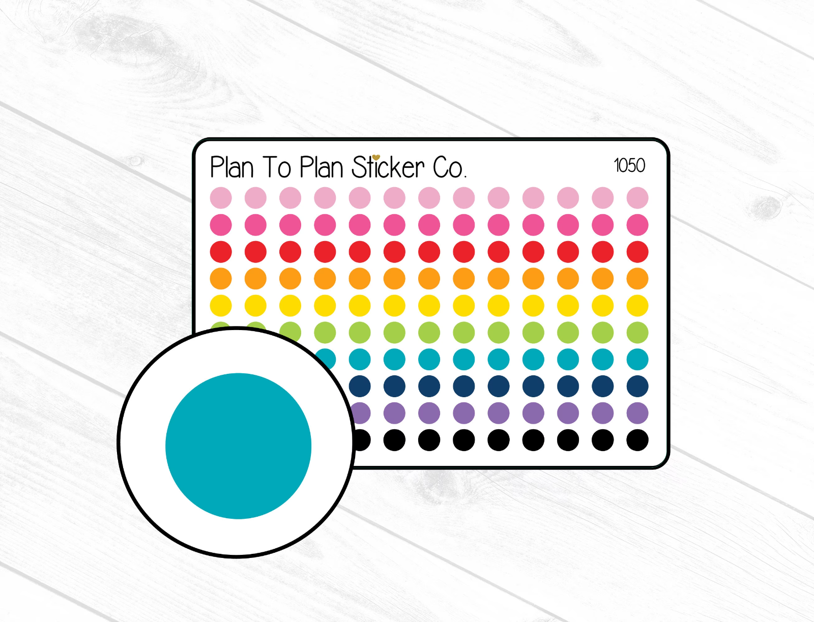 1050~~Multi Colored Tiny Dot Planner Stickers. | eBay