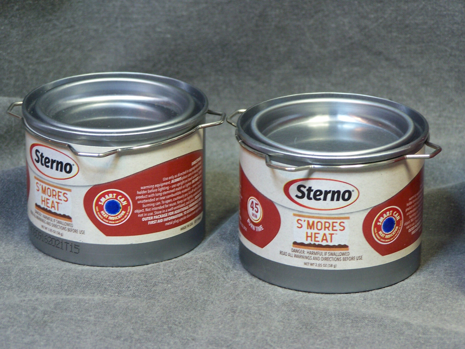 Sterno S'mores Heat Gel Chaffing Fuel Buffet Kits Fondue 2 Cans 2.05 oz ...