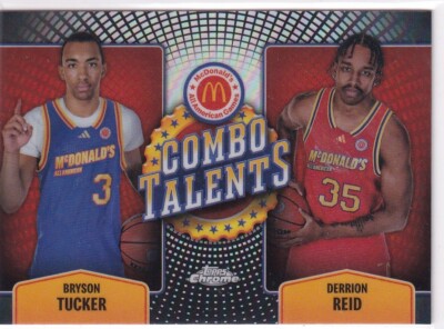 Topps McDonald's All-American 2024 COT-BRY Bryson Tucker Derrion Reid ...