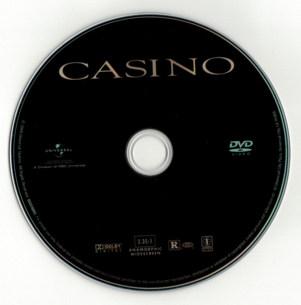 Casino (DVD disc) Robert De Niro, Joe Pesci, Sharon Stone, James Woods ...