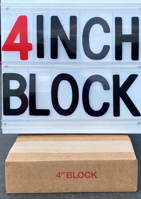 8 Inch Portable Changeable Letter Set 300 Pieces 8-Inch Portable ...