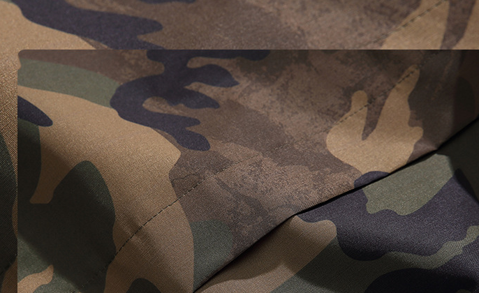 Men Camouflage Jacket Parka Army Pullover Pocket Coat Hooded Tops | eBay