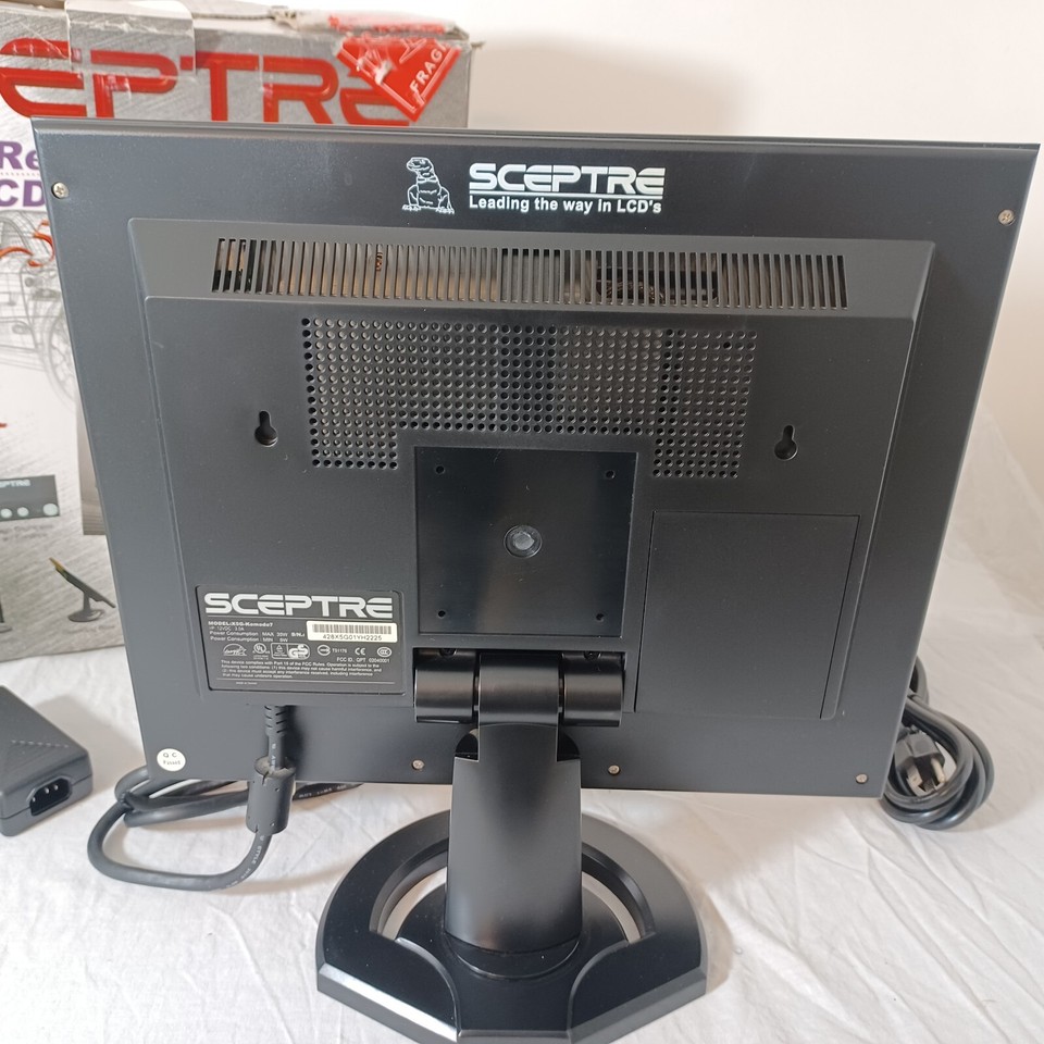Vintage Sceptre X5G 15" TFT LCD VGA Hi Resolution Retro Gaming Monitor ...