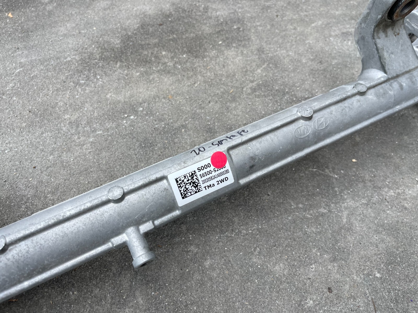 2019 2020 HYUNDAI SANTA FE POWER STEERING GEAR RACK & PINION FWD 56500 ...