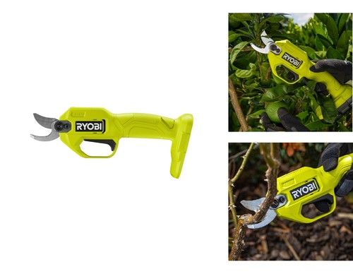 Ryobi 18V ONE+ Cordless Bypass Pruning Secateurs Powered Hand Pruner ...