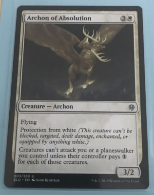 Archon of Absolution MTG Throne of Eldraine 003/269 Regular Uncommon | eBay
