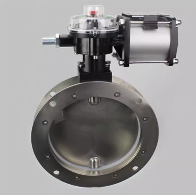 V2FC100AS-WF 304 Pneumatic Powder Butterfly Valve Discharge Butterfly ...