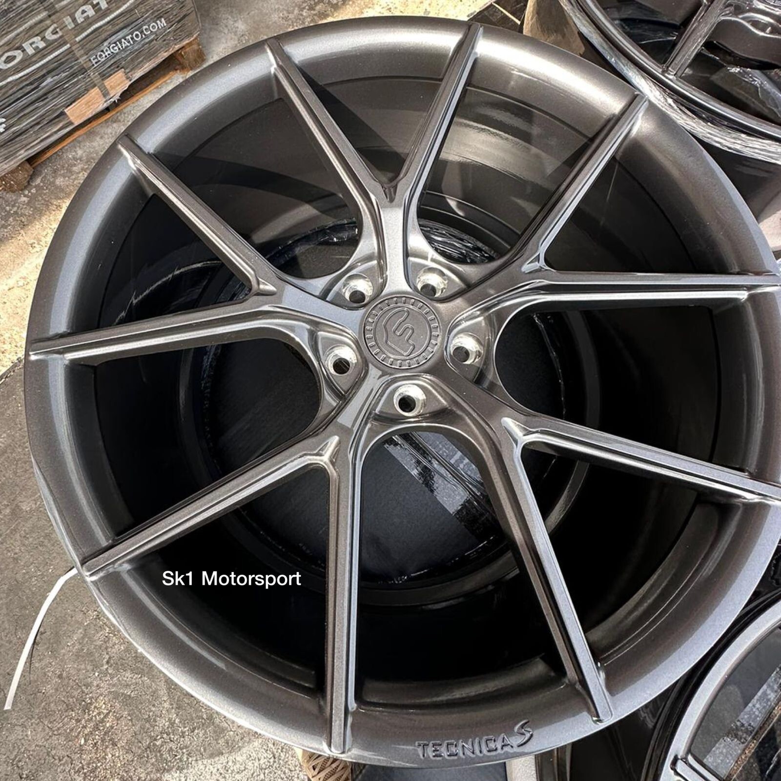 2020-2023 Corvette C8 21" Forgiato Tec S2 Gray One Wheel fit | 21X12 ...
