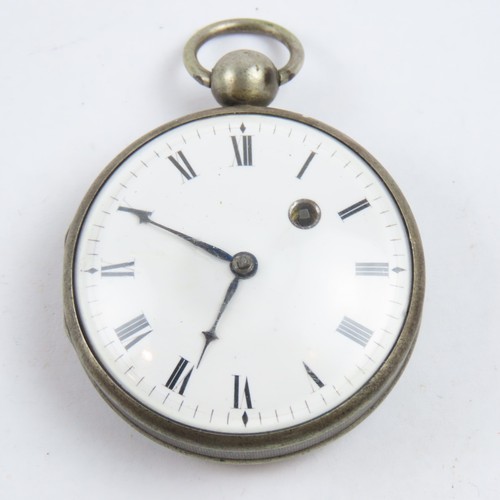 French Ricard Paris Veege Fuse Silver Open Face Pocket Watch | eBay