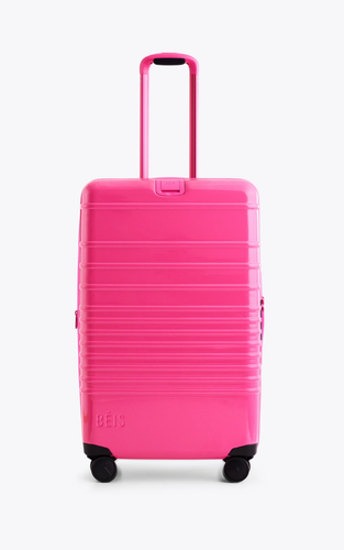 RARE: Beis x Barbie Pink Luggage The Medium Check-in SOLD OUT Limited ...