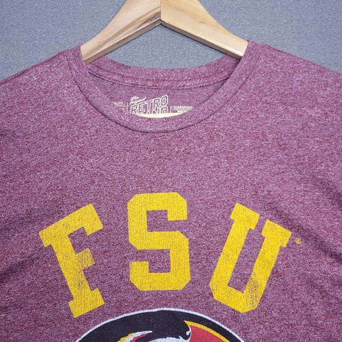 FSU Seminoles Mens Large T-Shirt Red Florida State University Retro ...