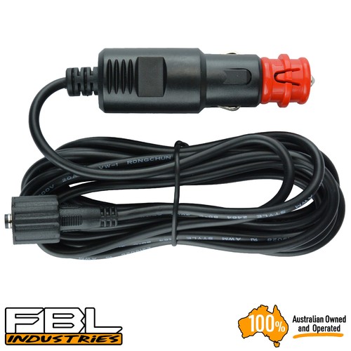 FBL - 12v DC 3m Male cigarette socket with merit plug LED industries ...