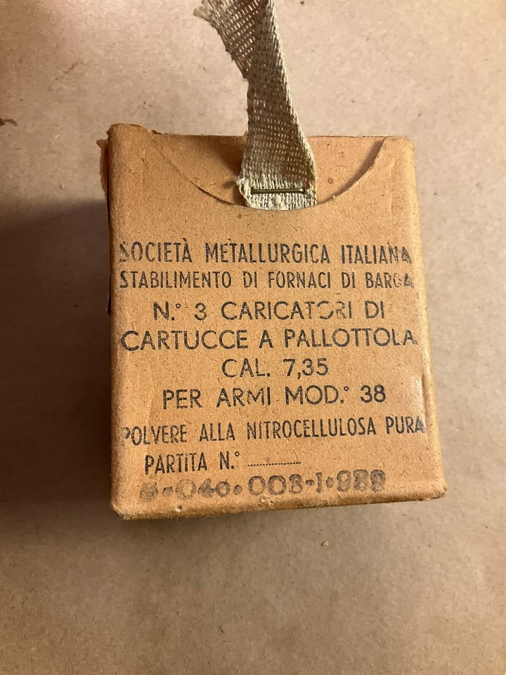 Italian Carcano SMI Clips - 3 Total W/ Box | eBay