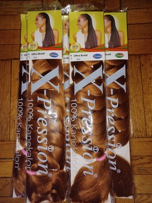 X-pression Xpression 82" Ultra Braiding Hair, 10 packs color #30 | eBay