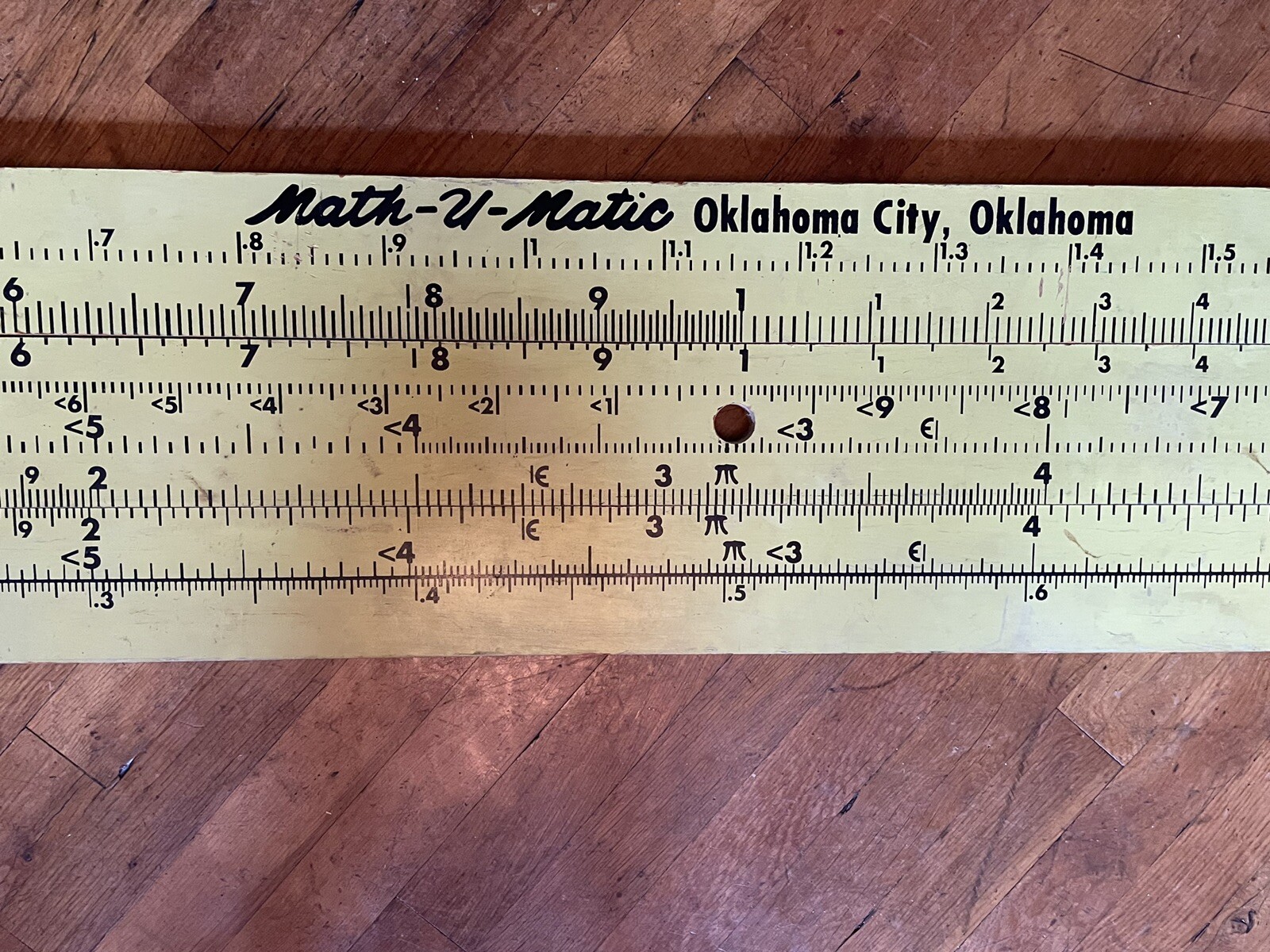 Giant Slide Rule Math-U-Matic | eBay