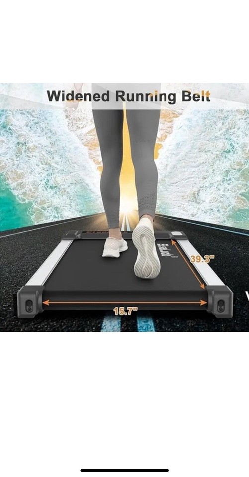 Elseluck Walking Pad, Under Desk Treadmill for Home Office, 2 in 1 ...