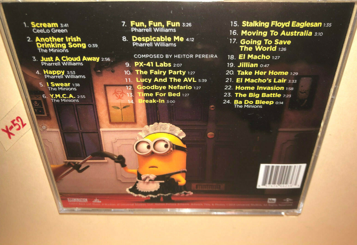 Despicable Me 2 Cd Cover