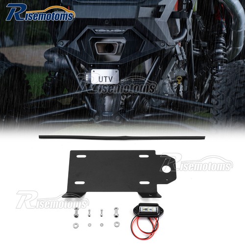 UTV 6- LED Lighted License Plate Bracket For RZR PRO XP/ TURBO R 2020 ...